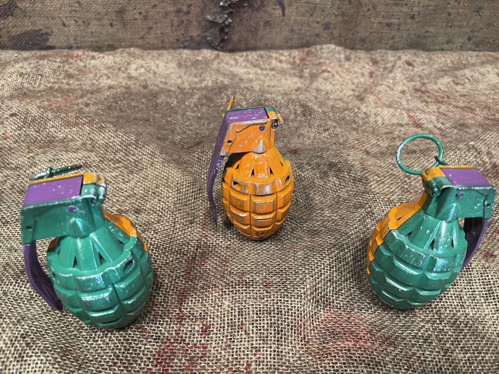 Grenade prop - Custom Character Halloween Costumes Screen-Ready Horror-Wear